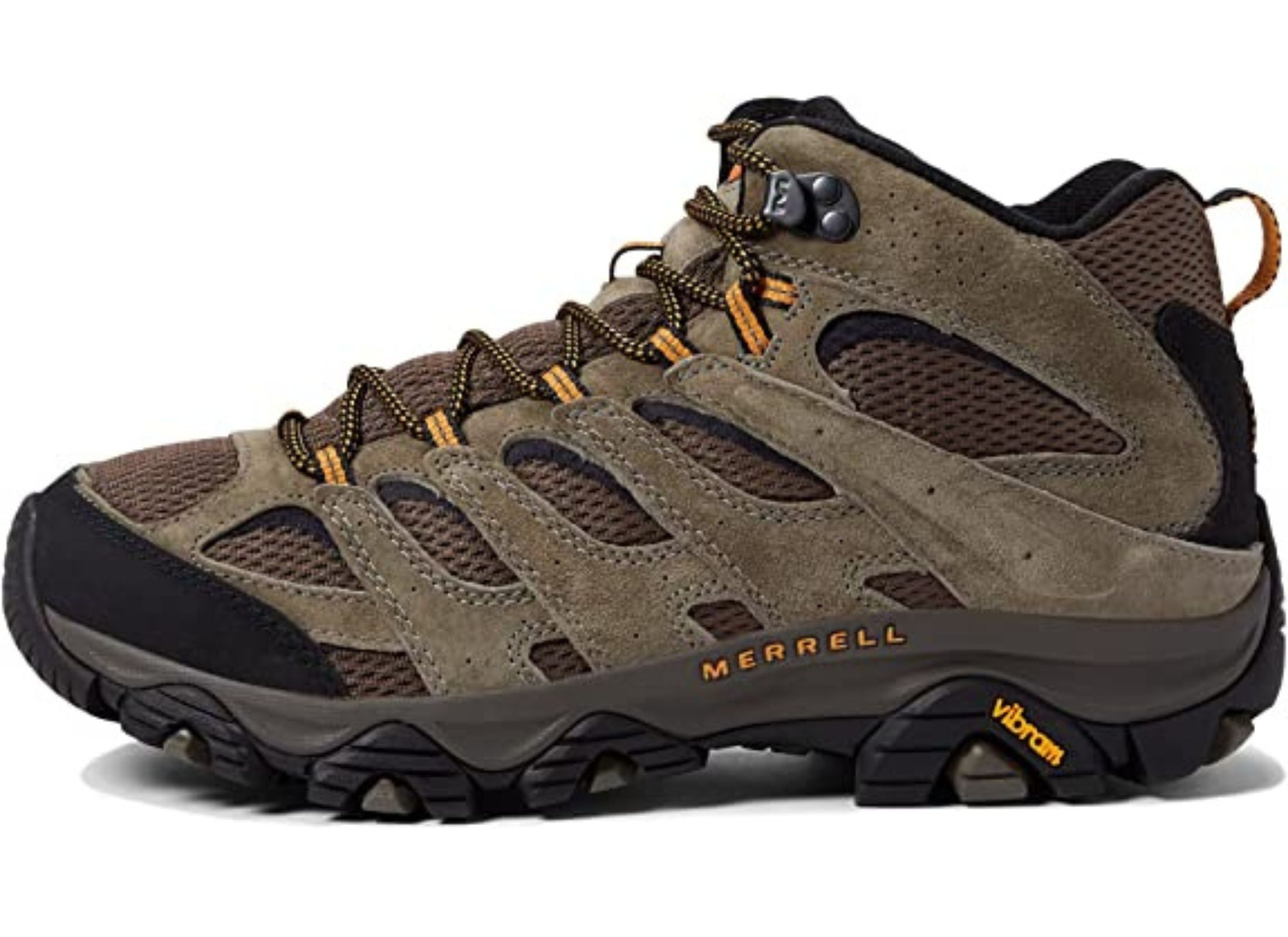 Merrell J035869 Moab 3 Mid Vent Hiking Shoes for Men - Walnut - 11M ...