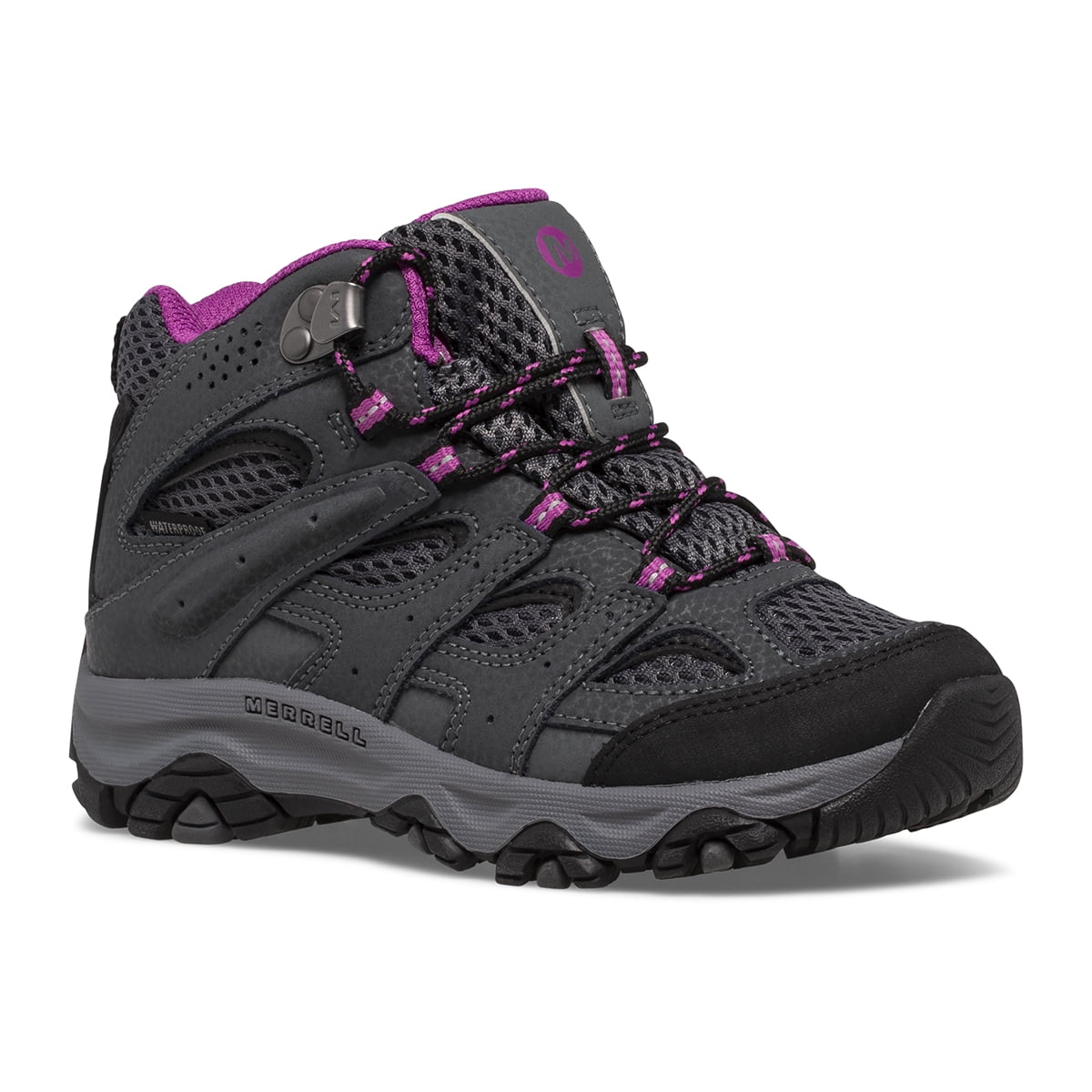 Merrell Kids Unisex Moab 3 Mid Waterproof Hiker - Walmart.com
