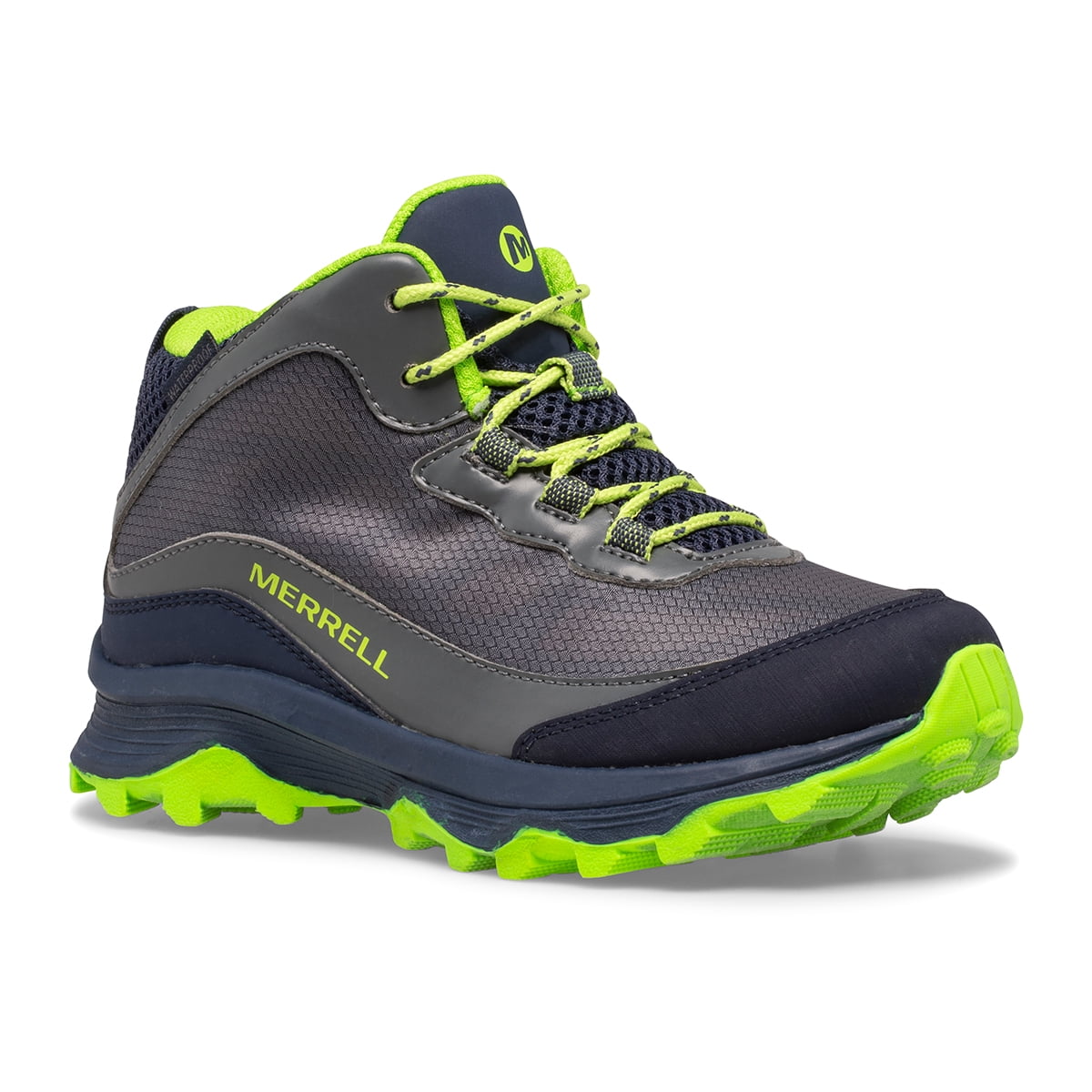 Merrell Kids Unisex Moab Speed Mid Waterproof Hiking Boot - Walmart.com