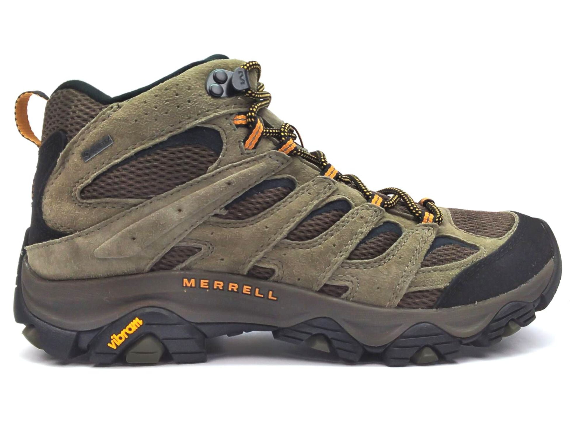 Merrell Men's Hiking Shoes Boots Moab 3 Mid GORE-TEX Leather Vibram ...