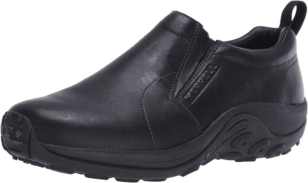 Merrell Mens Jungle Moc Leather 2 Casual Shoes - Black - Walmart.com