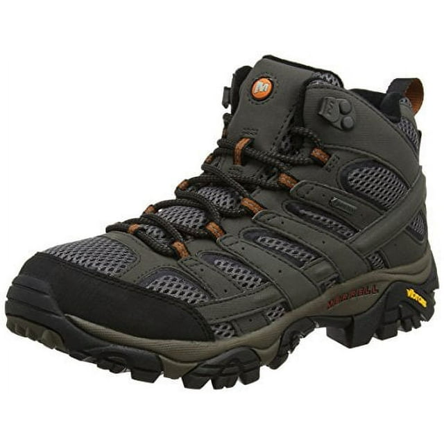 Merrell Moab 2 Mid GTX Men's Hiking Boots, Waterproof, Beluga, 10 M US ...