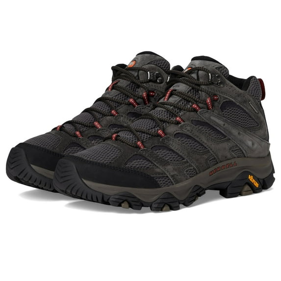 Merrell Men's Moab 3 Mid Waterproof Hiking Boots, Beluga - Walmart.com