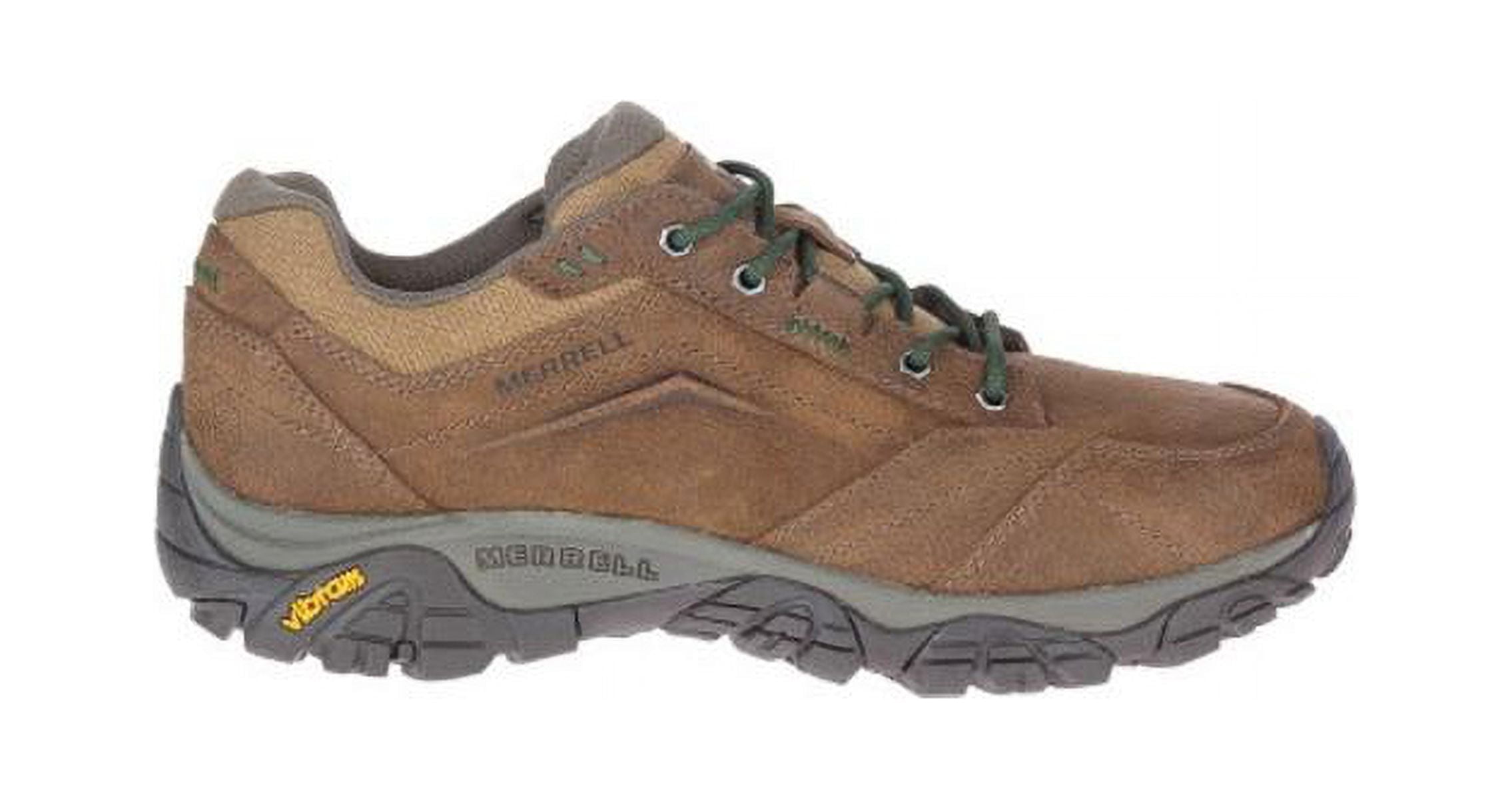 Merrell Mens Moab Adventure Lace Hiking Shoes - Earth Green - 9 ...