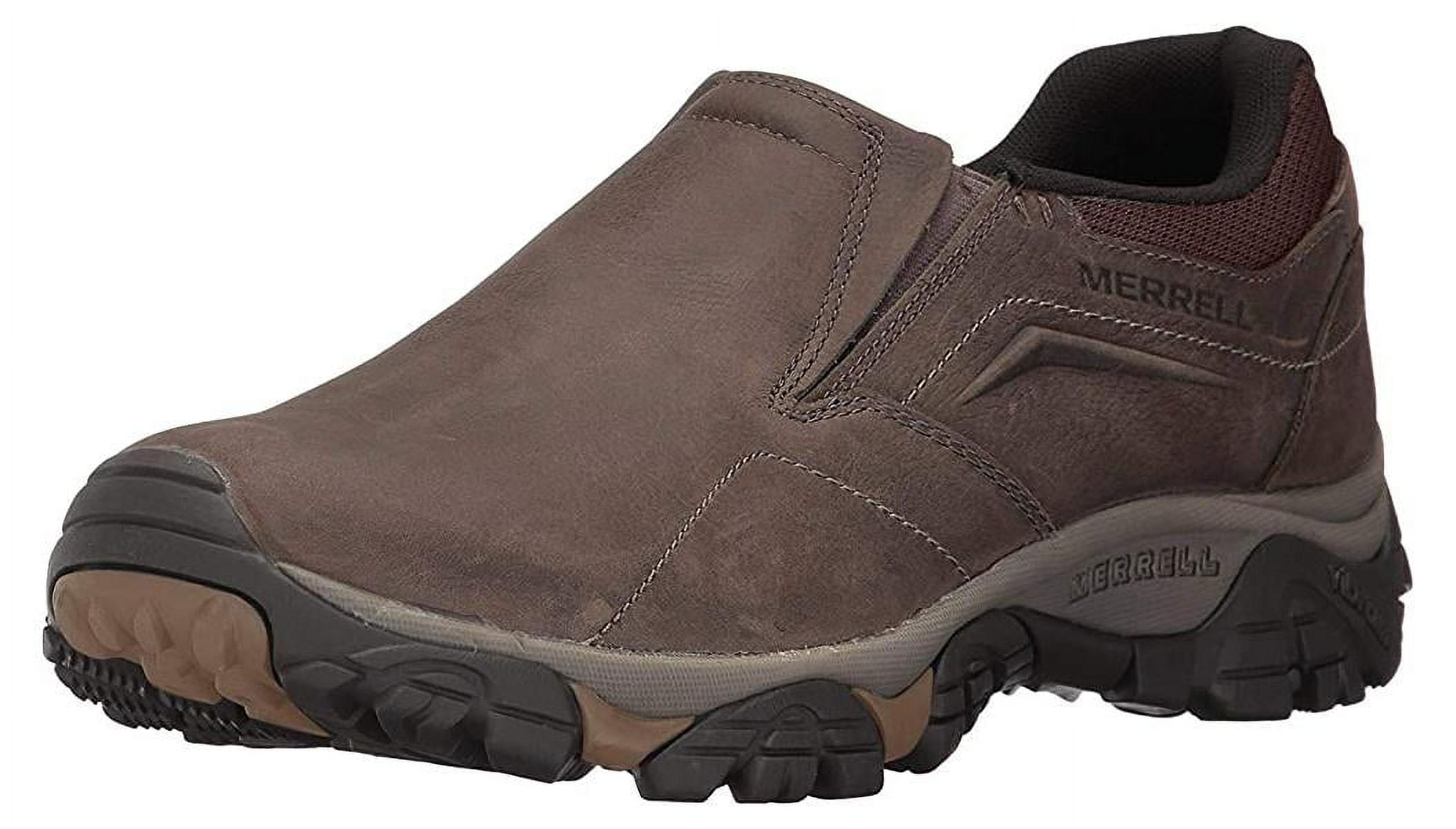 Merrell Mens Moab Adventure MOC Hiking Shoe - Dark Earth - 11.5 ...
