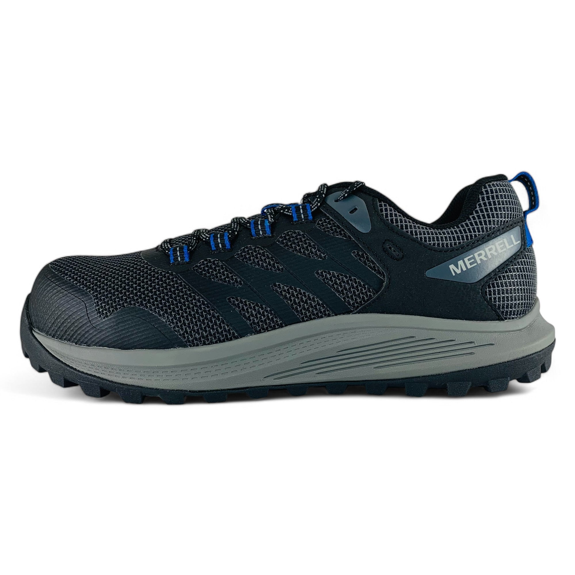 Merrell Nova 3 Carbon Fiber Black Work Shoe Men's Work Shoes J005481 ...