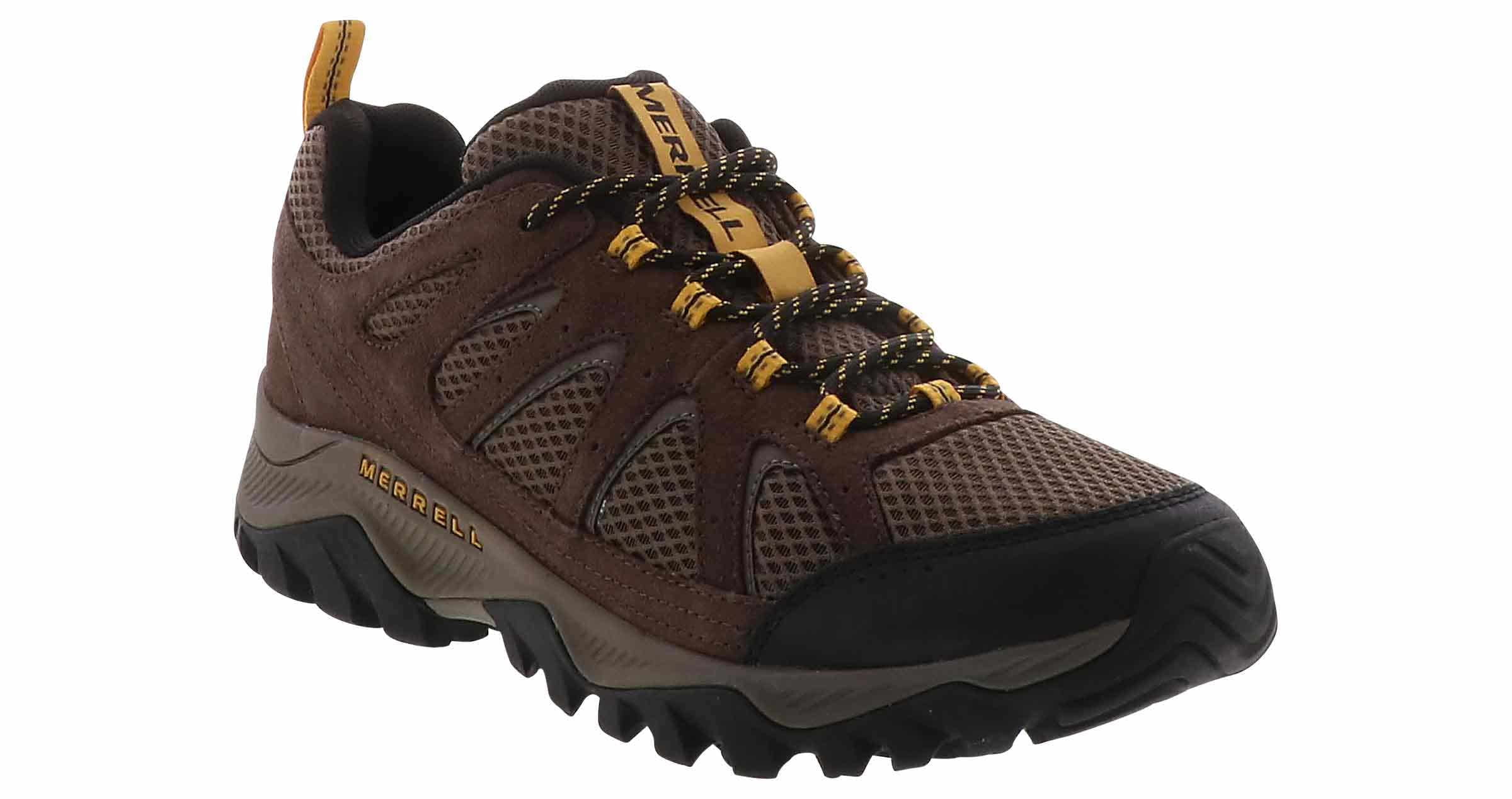 Merrell OakCreek Low Wide-Width Hiking Shoe | J036405W Brown - Walmart.com