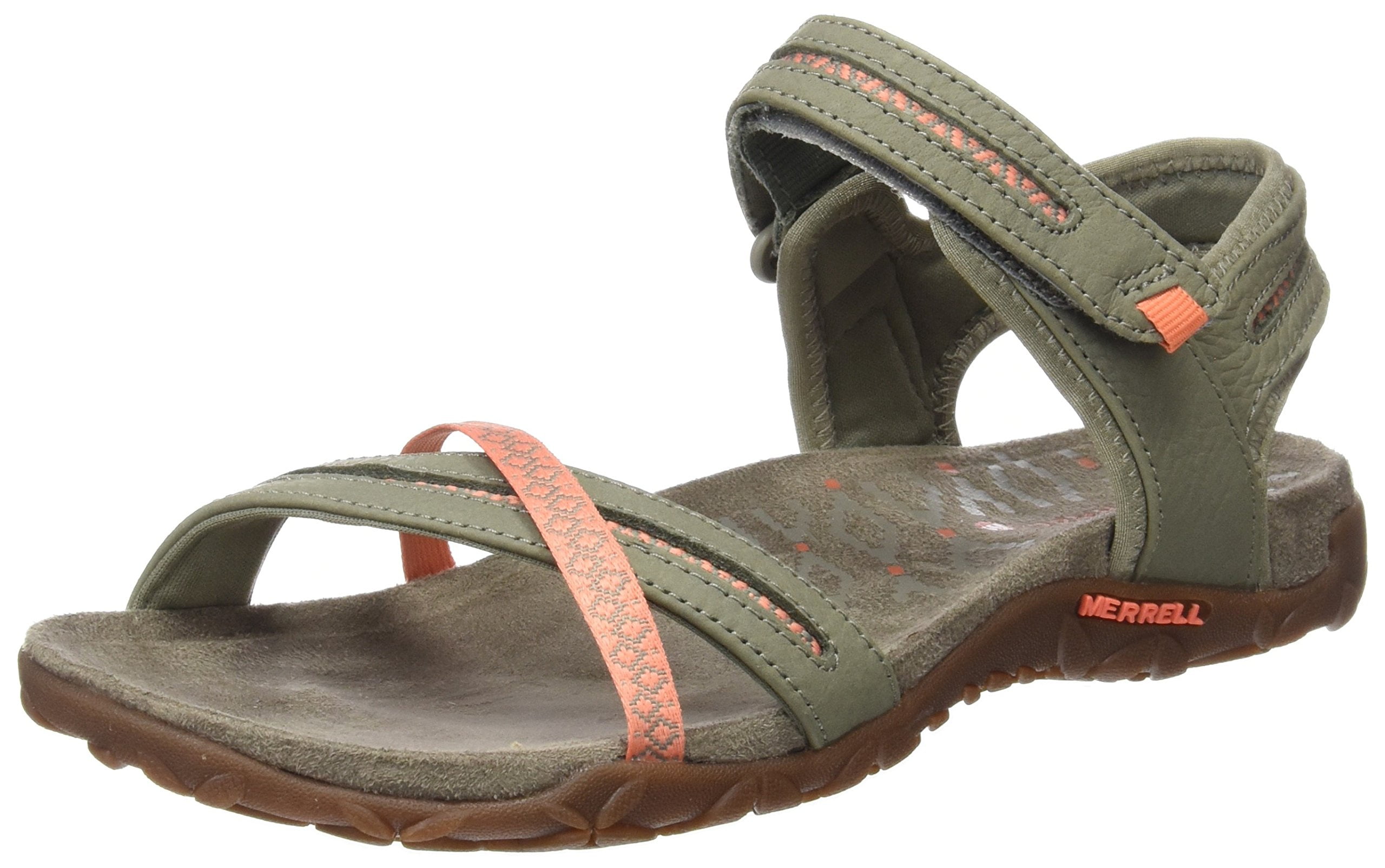 Merrell Terran Cross II Womens Sandals, Putty, 7M US/5 UK - Walmart.com