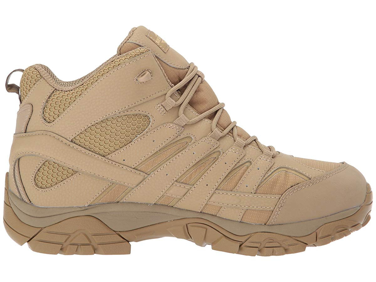 Merrell Work Moab 2 Mid Tactical Boot Soft Toe Coyote - Walmart.com