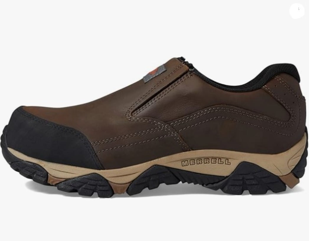 Merrell Work Moab Adventure Moc Carbon Fiber Toe Toffee - Walmart.com