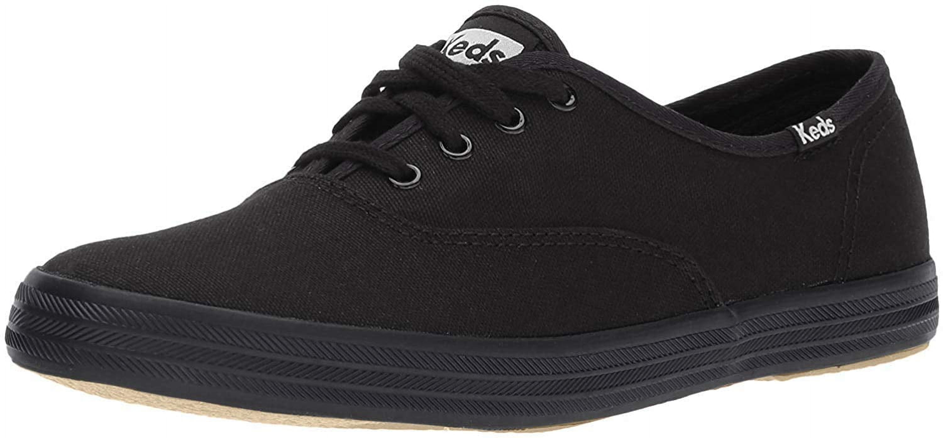 Keds Women's Champion Sneaker, Black Black, Size 6 M US - Walmart.com