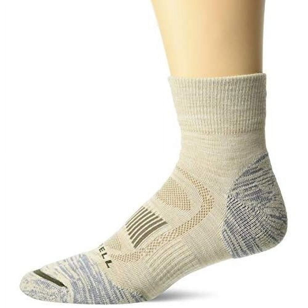 Merrell mens Quarter Cushioned Hiker Socks 1 Pack OATML - Walmart.com
