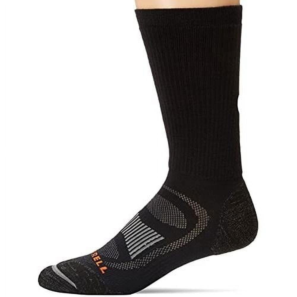 Merrell womens Cushioned Zone Light Hiker Socks BLACK - Walmart.com