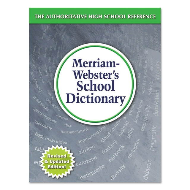 Merriam Webster School Dictionary, Grades 9-11, Hardcover, 1,280 Pages ...