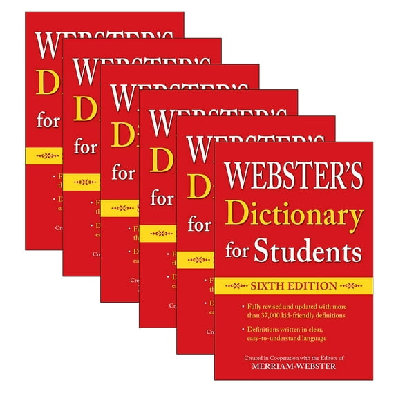 Merriam-Webster Webster's Dictionary for Students, Sixth Edition, Pack ...