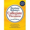 Merriam-Webster's Collegiate Thesaurus: Second Edition (Hardcover ...
