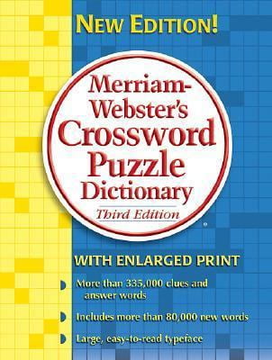Pre-Owned Merriam-Webster's Crossword Puzzle Dictionary (Paperback ...