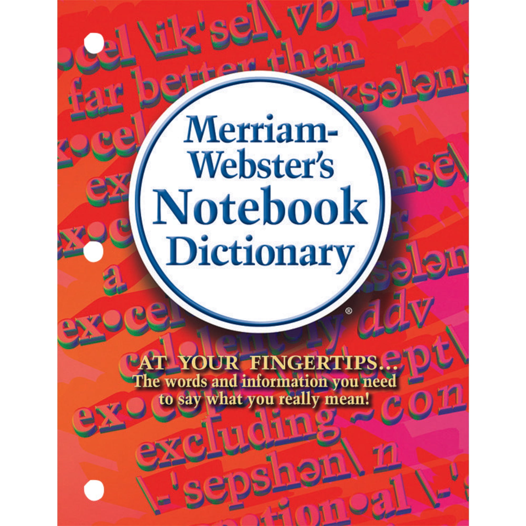 Merriam-Webster's Notebook Dictionary (Paperback) - Walmart.com