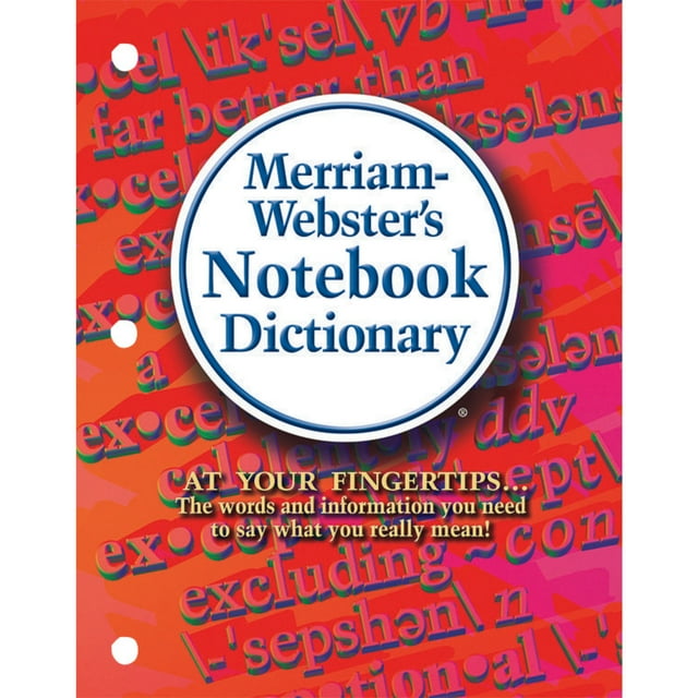 Merriam-Webster's Notebook Dictionary (Paperback) - Walmart.com