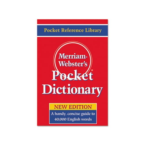 Merriam-Webster's Pocket Dictionary - Walmart.com