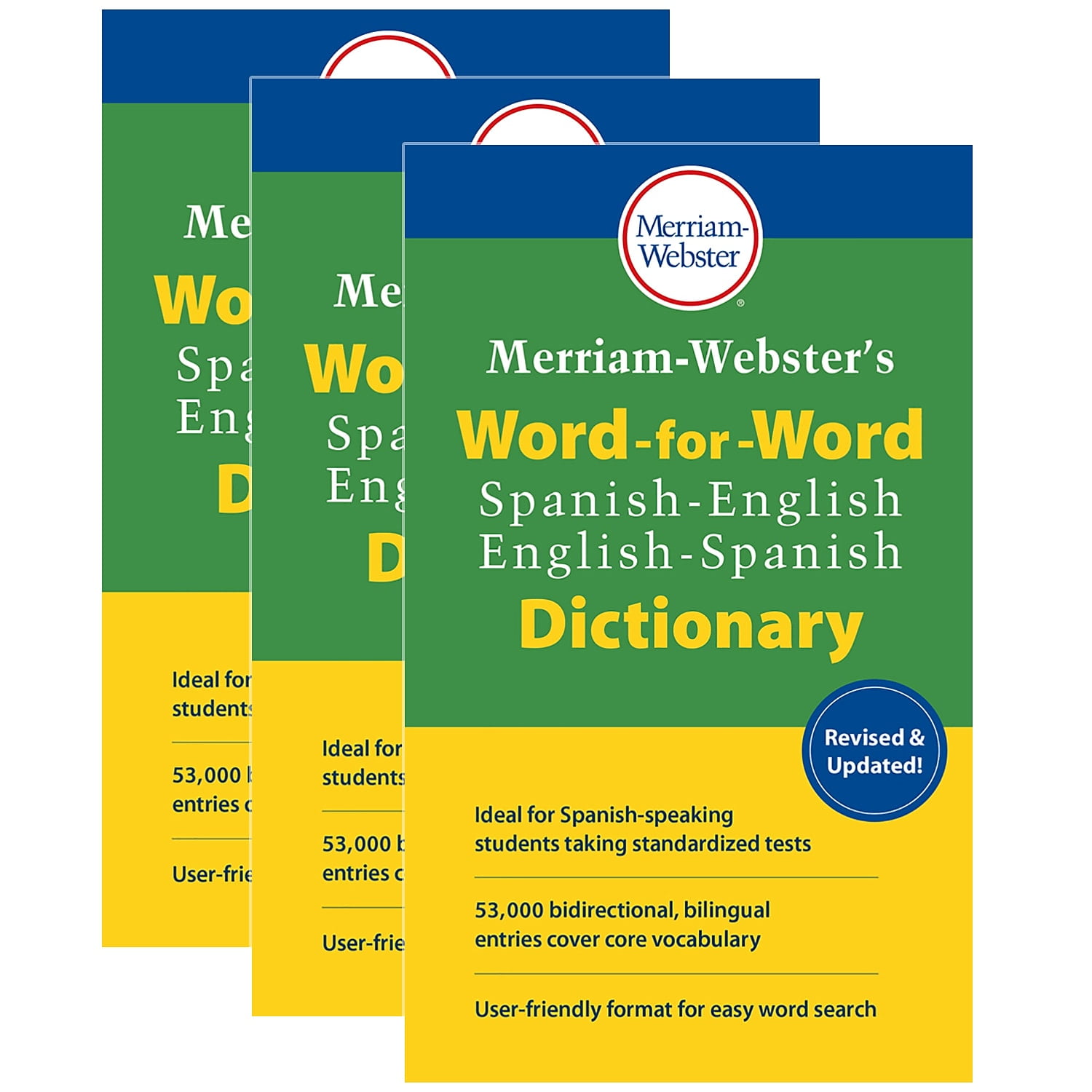 Merriam-Webster's Word-for-Word Spanish-English Dictionary 3/Bundle MW ...