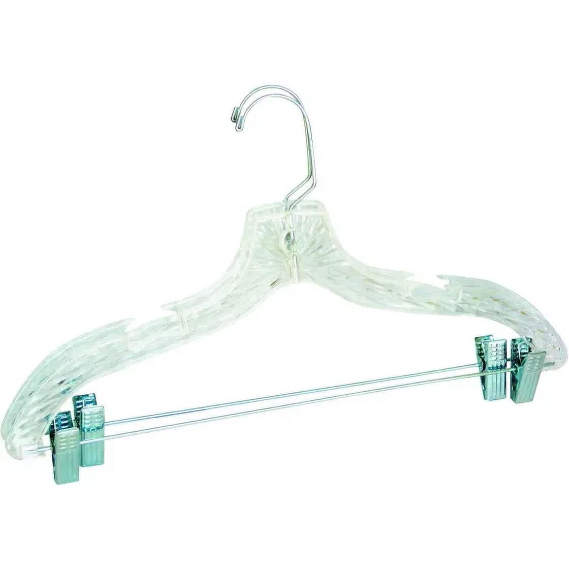 Merrick C72210-S12 Suit Hanger Plastic Clear (Case of 12) - Walmart.com
