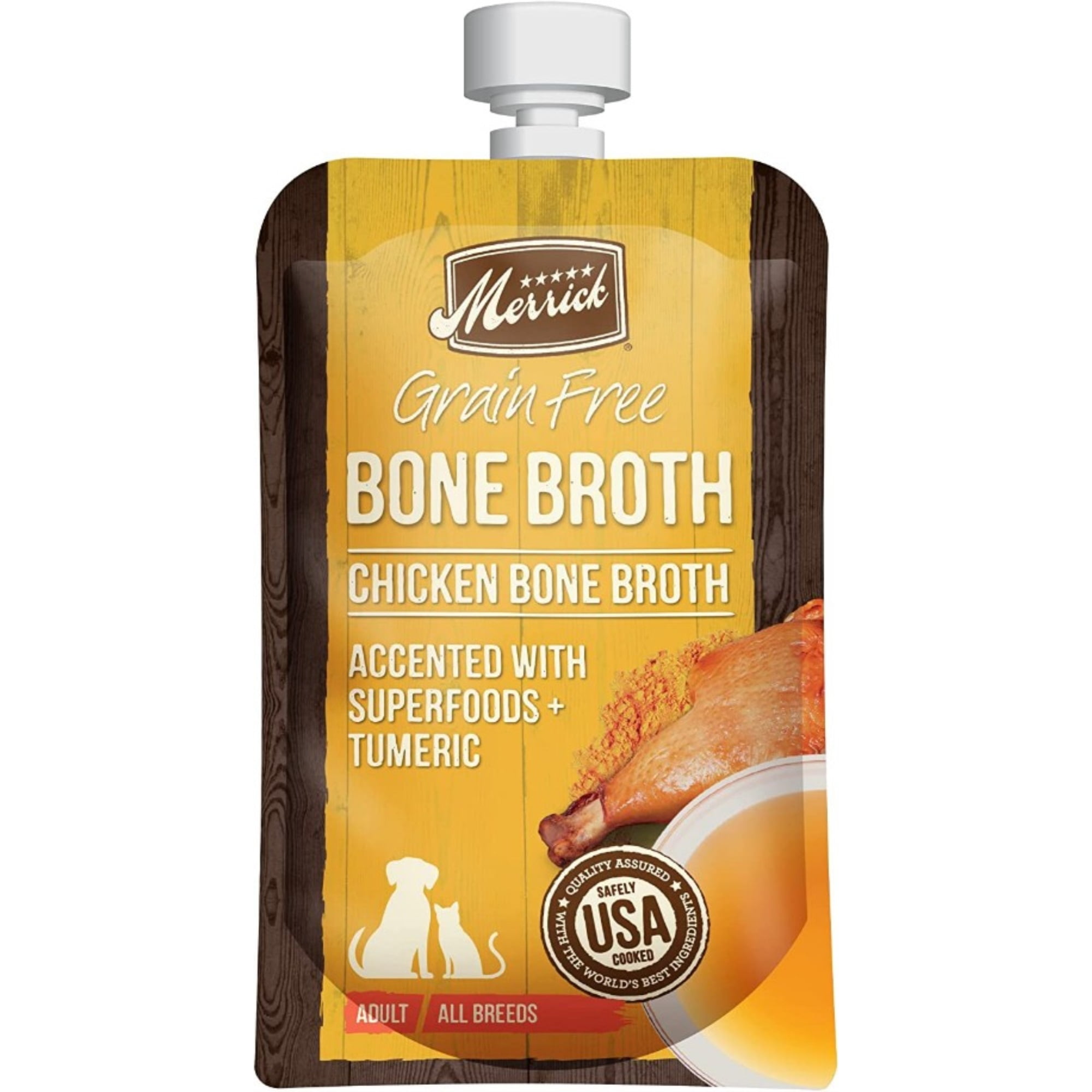 Merrick Grain Free Bone Broth Chicken Recipe - Walmart.com