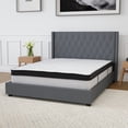 "Merrick Lane 12"" Queen Size Medium Firm Hybrid Mattress with Pocket ...