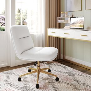 White Gold Office Chair