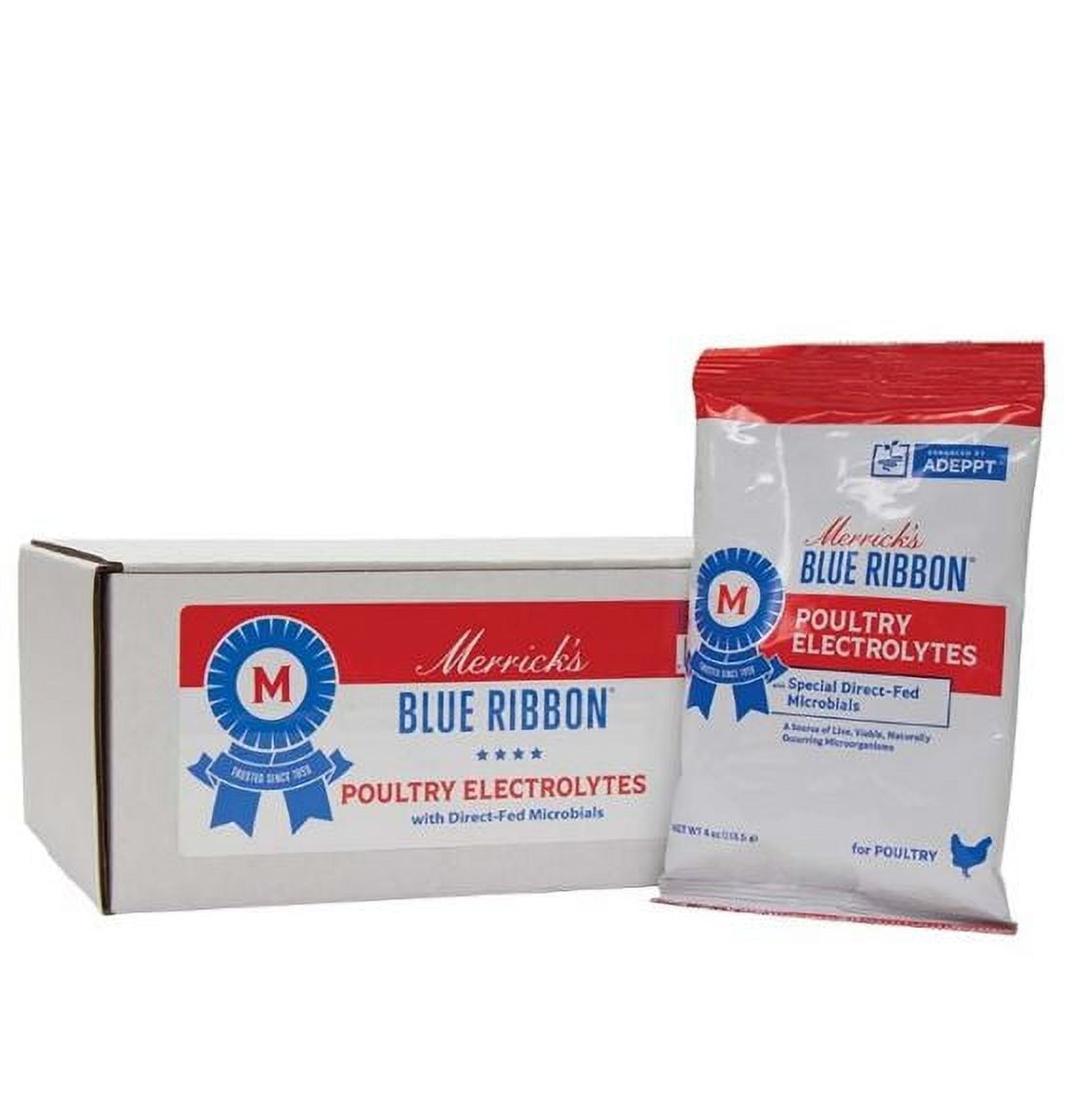 Merrick's Blue Ribbon Electrolyte Calf Packs, 12 x 4oz, Nutrients for ...