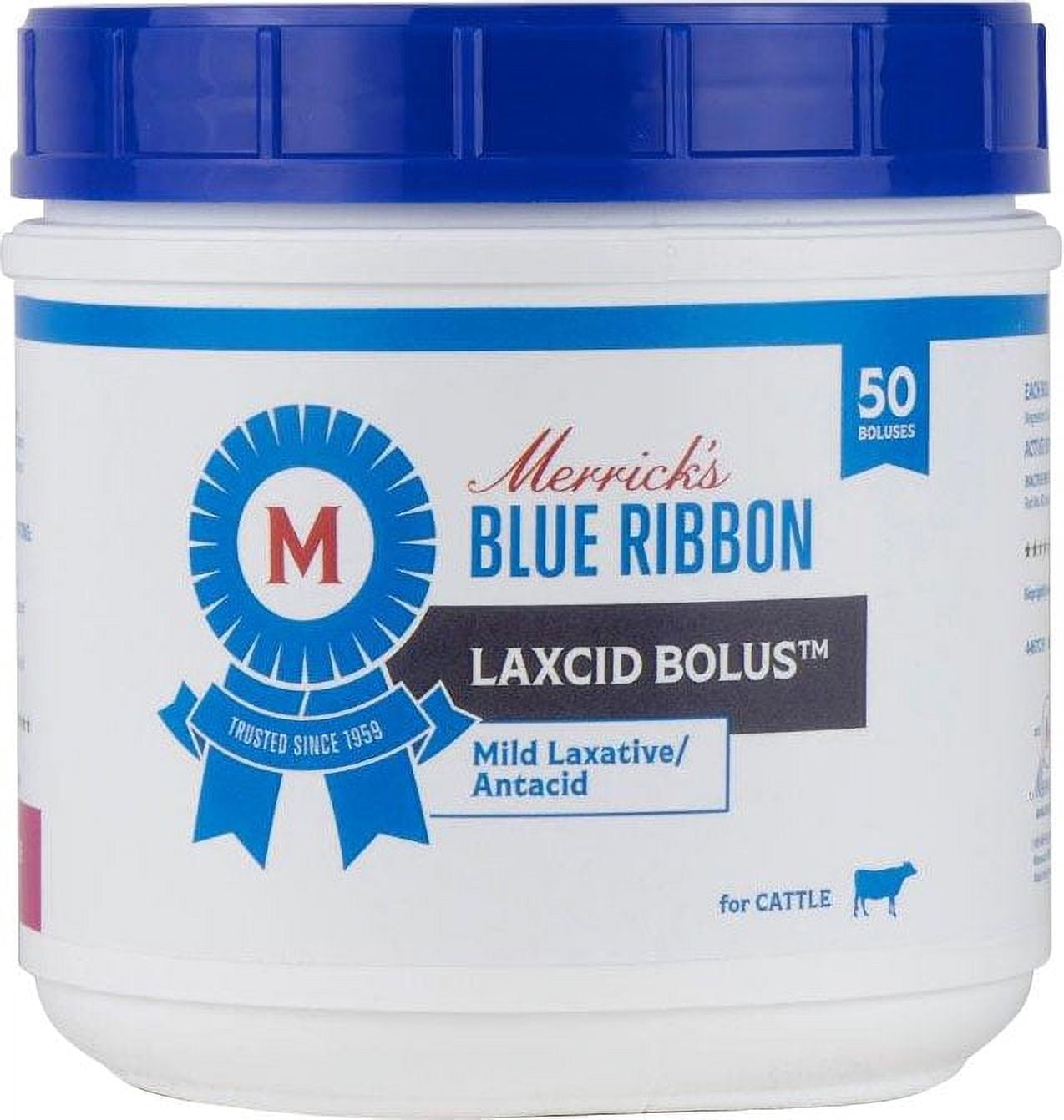 Merrick's Animal Health-Laxcid Laxative Cattle Bolus 50 Count - Walmart.com