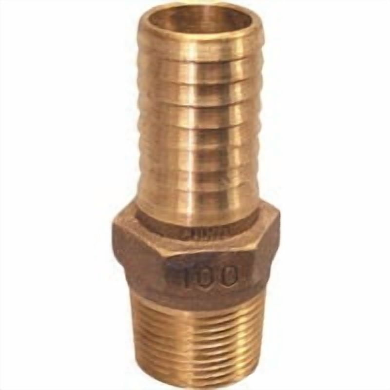 Merrill 1 In. MIP x 1 In. Insert Brass Hose Barb Adapter - Heavy Duty ...