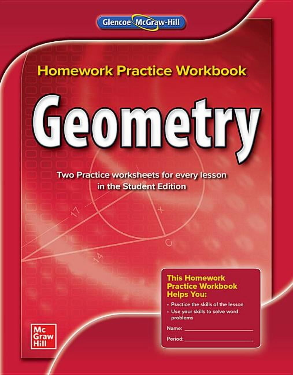Merrill Geometry Geometry, Homework Practice Workbook, (Paperback ...