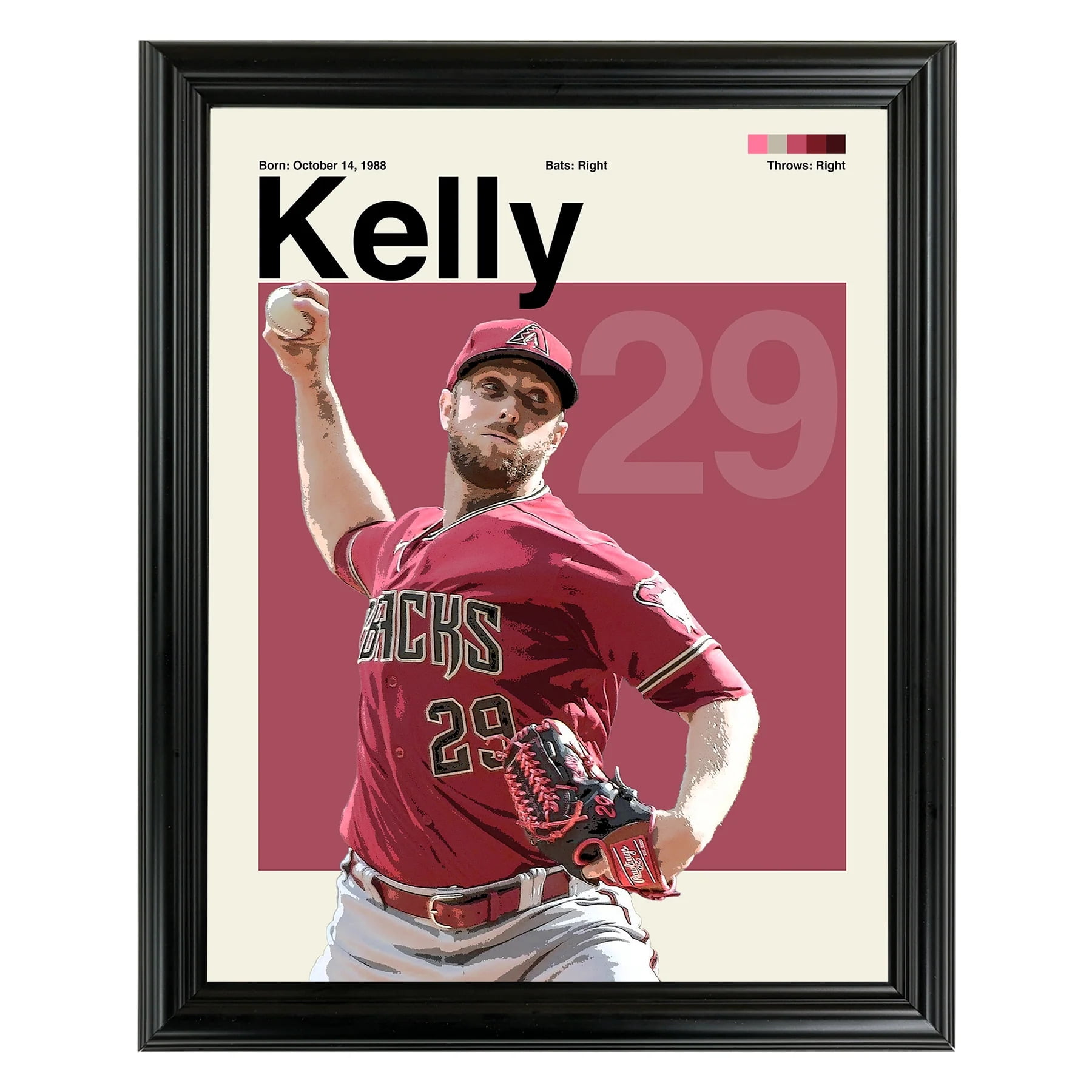 Merrill Kelly Framed Sports Art Photo by Thomas Maxwell - Walmart.com