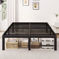 Merrland 12 Inch Queen Size Metal Platform Bed Frame, Heavy-Duty, Under ...