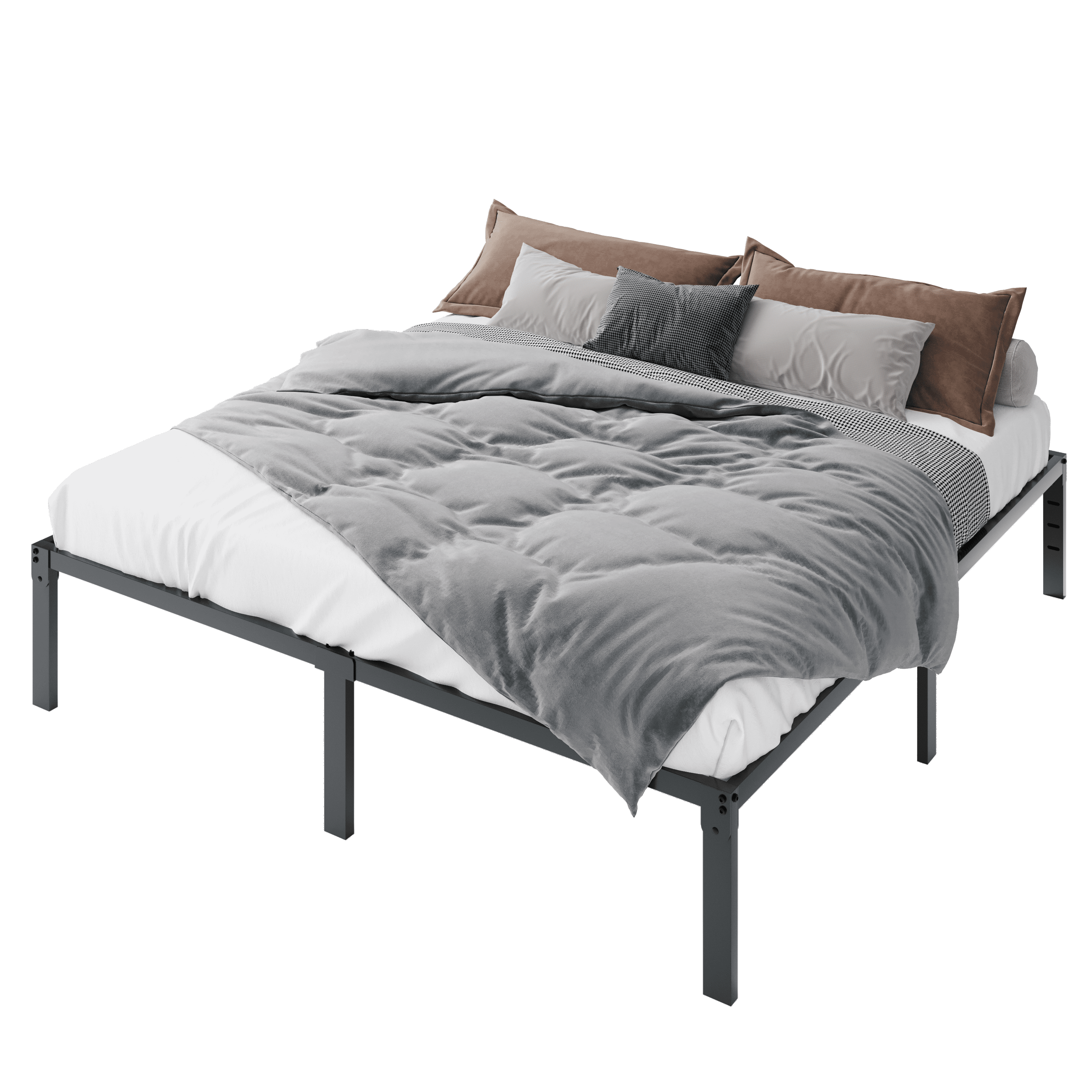 Merrland 14 Inch Full Size Bed Frame, Heavy Duty Metal Platform with ...