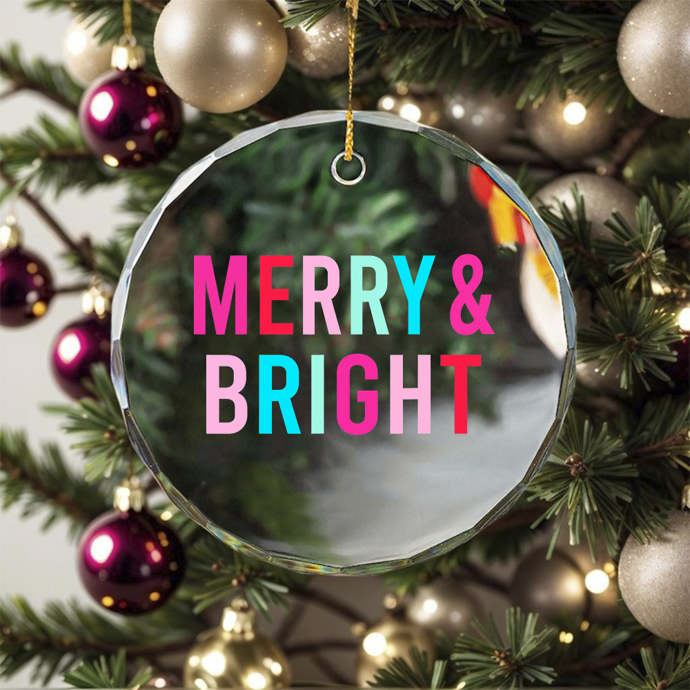 Merry And Bright Mother Daughter Outfits Ornament, Room Decoration ...