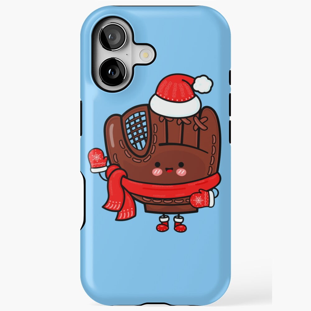 Merry Baseball Mitt Fun Holiday Sport Design Phone Case with iPhone 17 ...