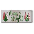 Merry & Bright Premium Gallery Wrapped Canvas - Ready to Hang - Walmart.com