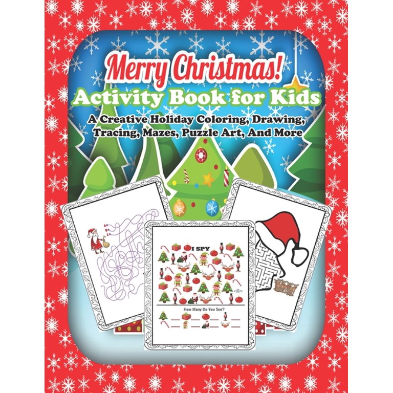 Merry Christmas Drawing For Kids