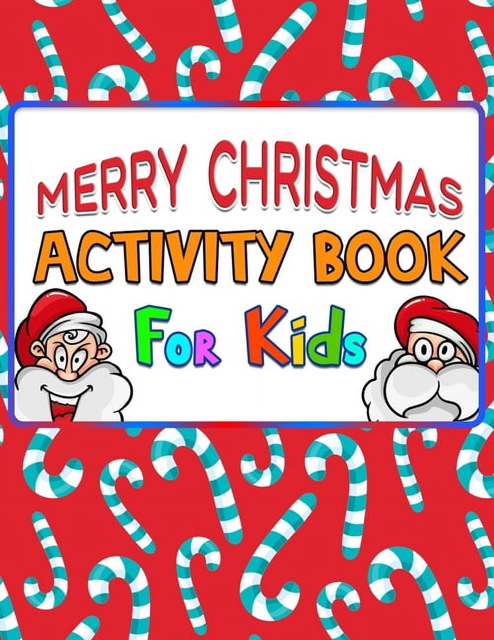 Merry Christmas Activity Book For Kids: A Unique fun kid workbook Game ...