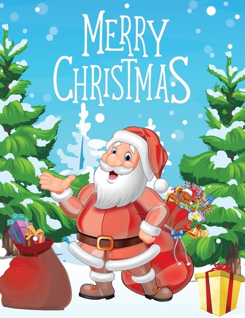 Merry Christmas Activity Book for Kids: Ages 6-12, (Paperback ...