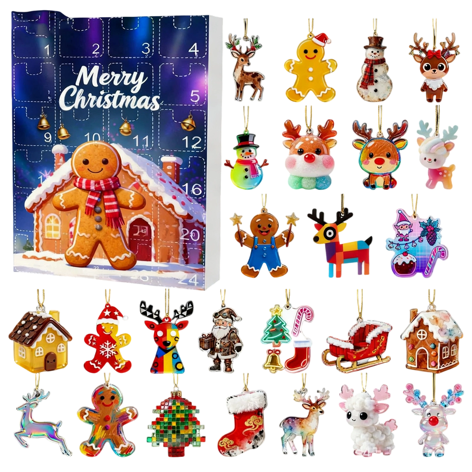 Merry Christmas Advent Calendar 2025,Surprises for the 24 Days of ...