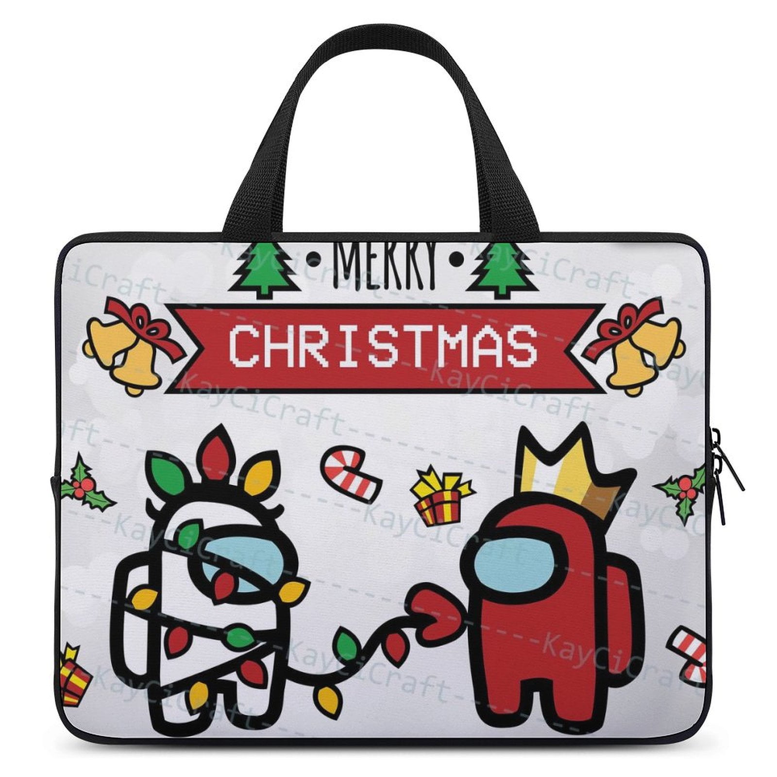 Merry Christmas Among-Us Gaming Laptop Bag for Women Men 13 Inch,Laptop ...