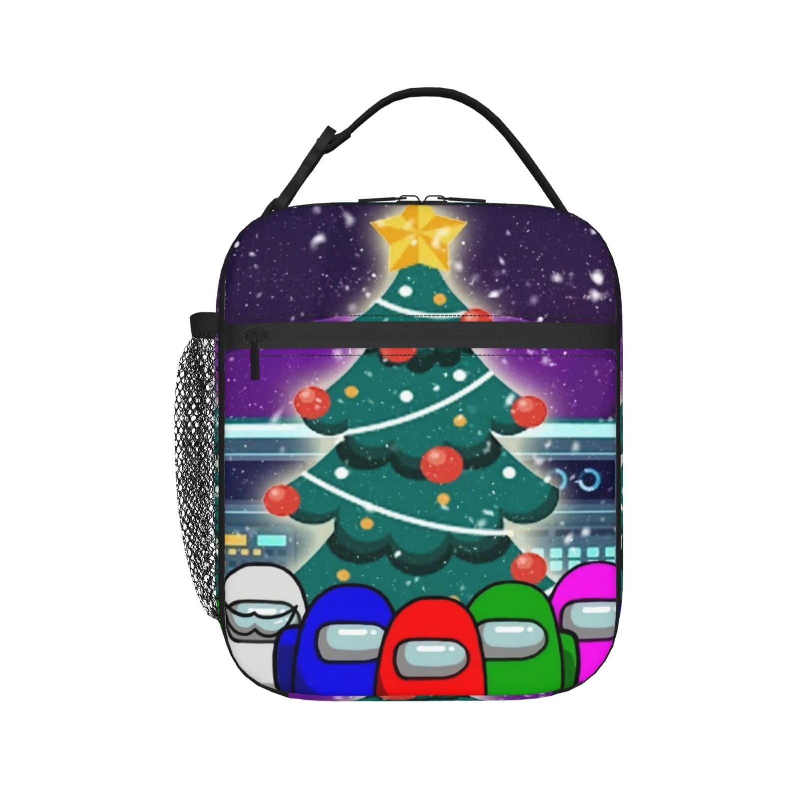 Merry Christmas Among-Us Gaming Lunch Box Lunch Bag for Women Adults ...