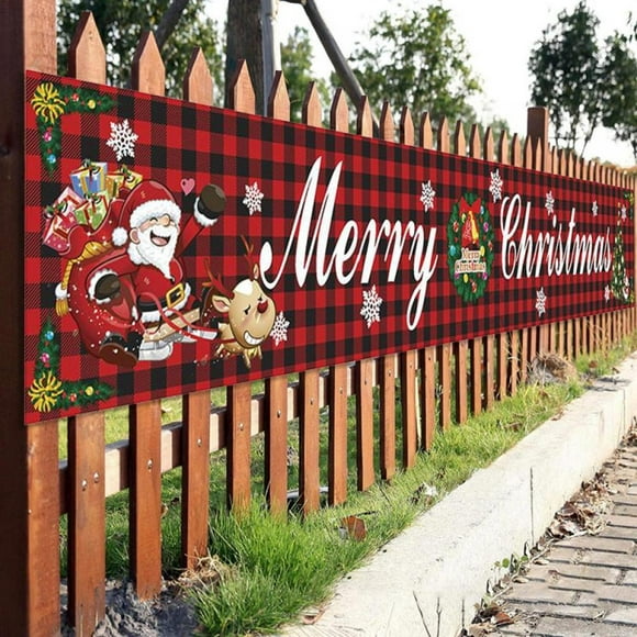 Large Outdoor Merry Christmas Lighted Sign
