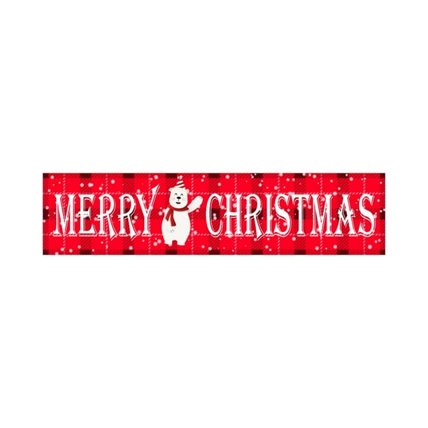 Merry Christmas Banner Xmas Decoration Outdoor - Christmas Decor for ...