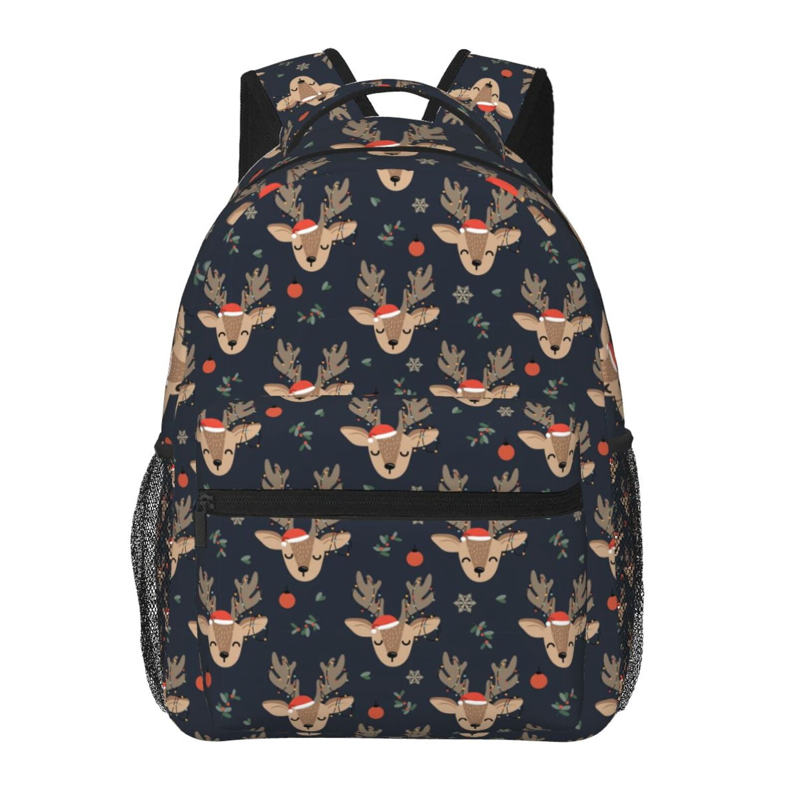 Merry Christmas Beer Backpack for Men Women Laptop Backpack Hiking ...