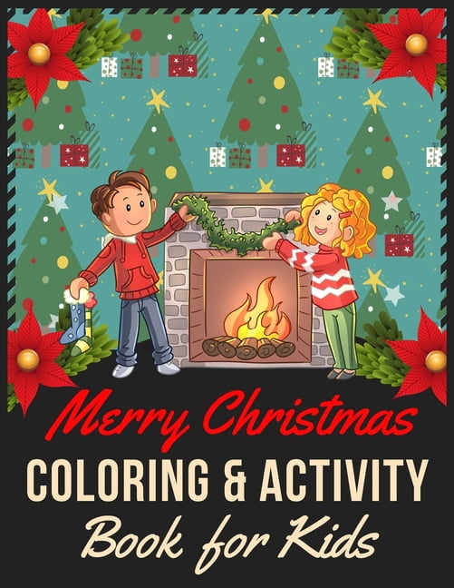 Merry Christmas Coloring and Activity Book for Kids : Color by number ...