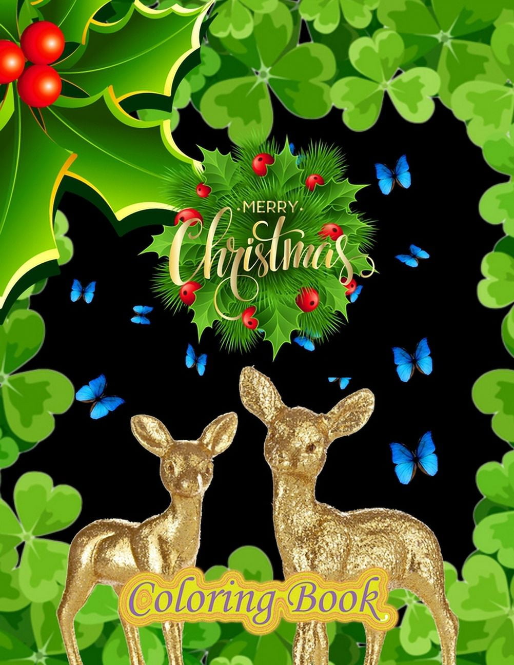 Merry Christmas Coloring Book: a beautiful coloring book with Christmas ...